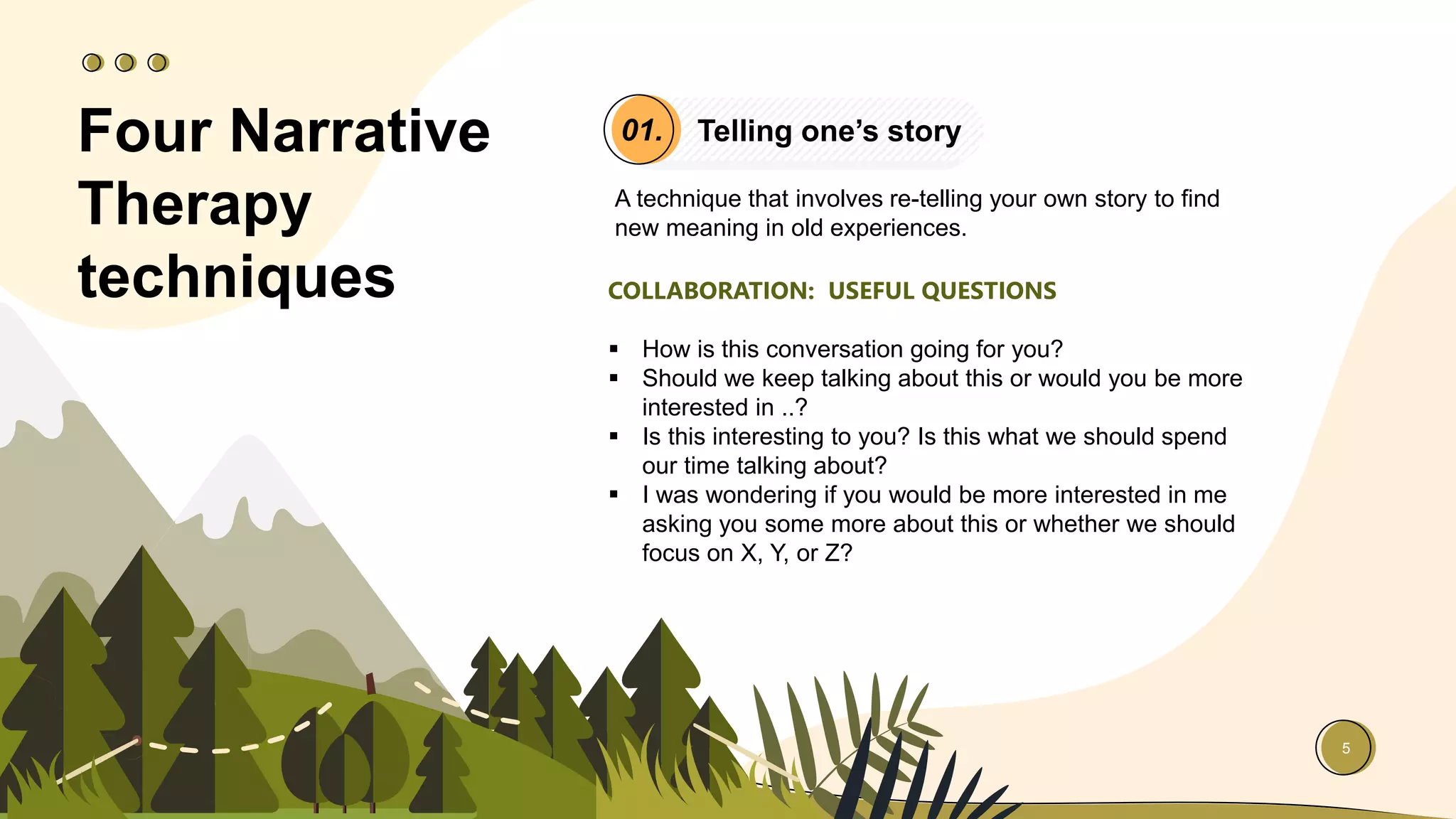 Introduction to the Narrative Therapy | PPTX