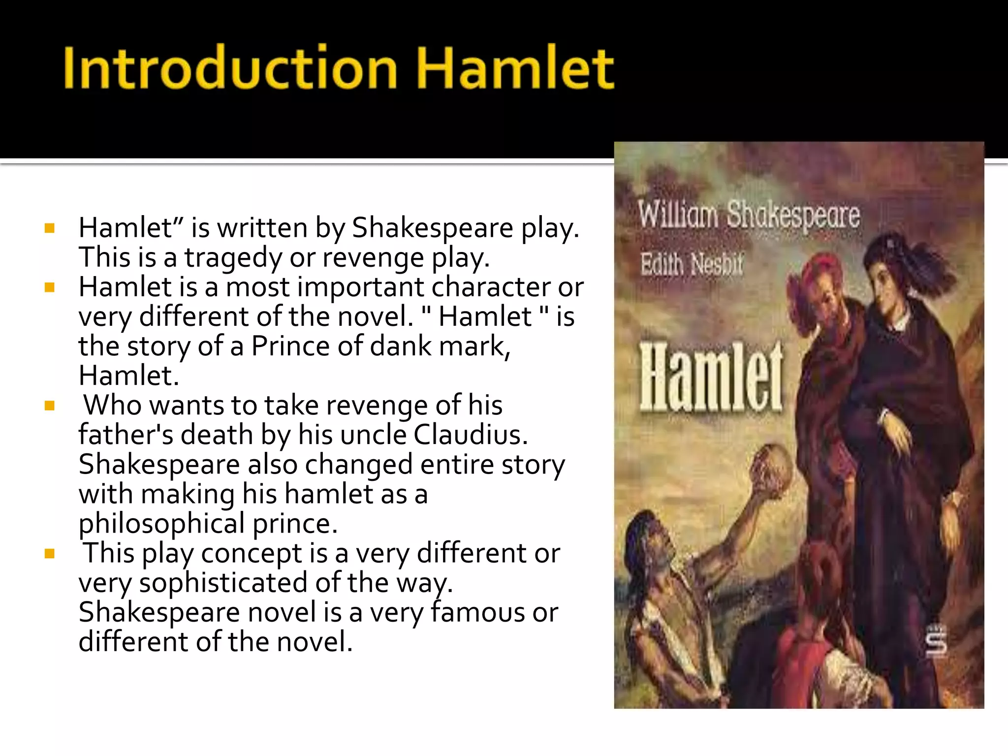 Cultural study of hamlet | PPTX