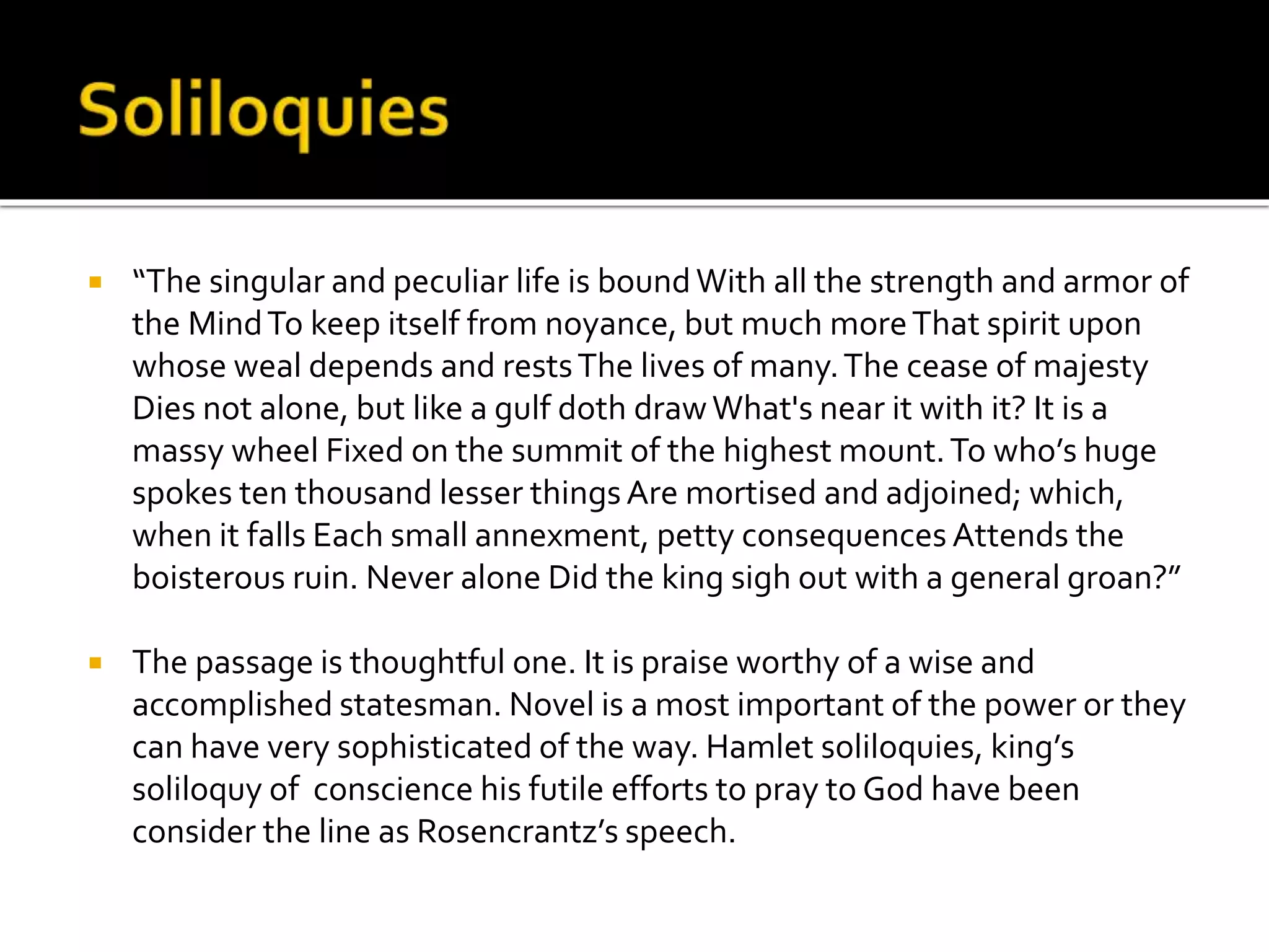 Cultural study of hamlet | PPTX