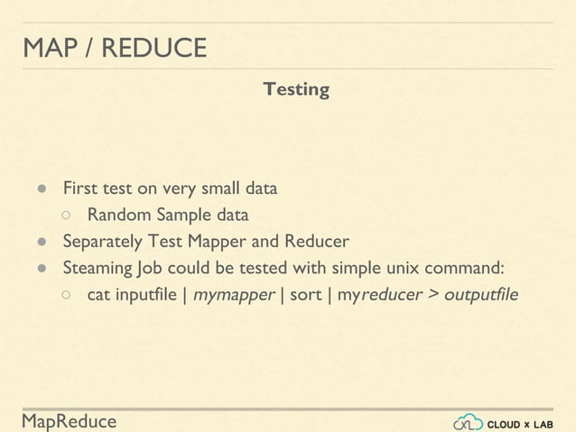 Introduction to MapReduce - Hadoop Streaming | Big Data Hadoop Spark Tutorial | CloudxLab | PDF