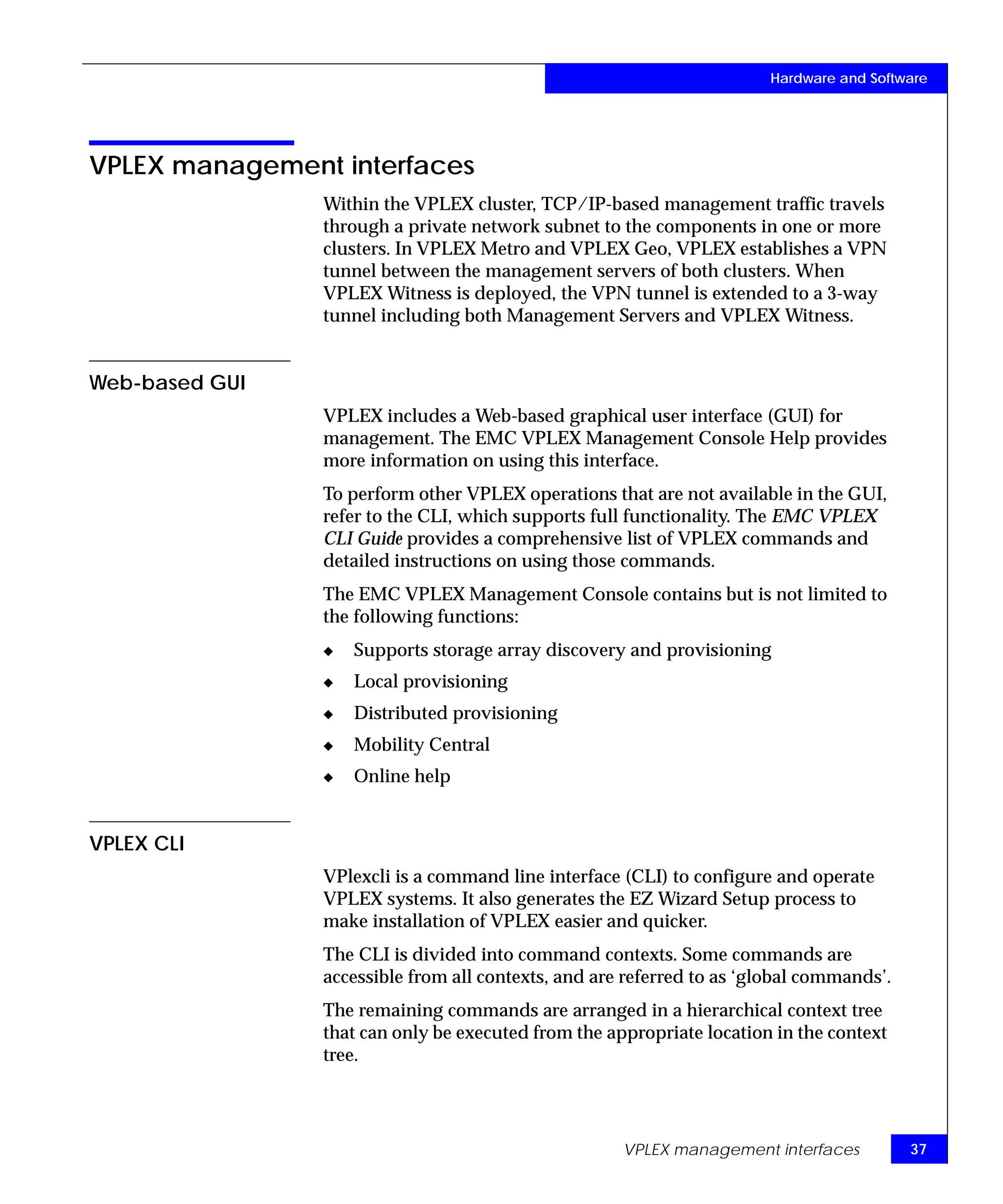 TechBook: EMC VPLEX Metro Witness Technology and High Availability | PDF