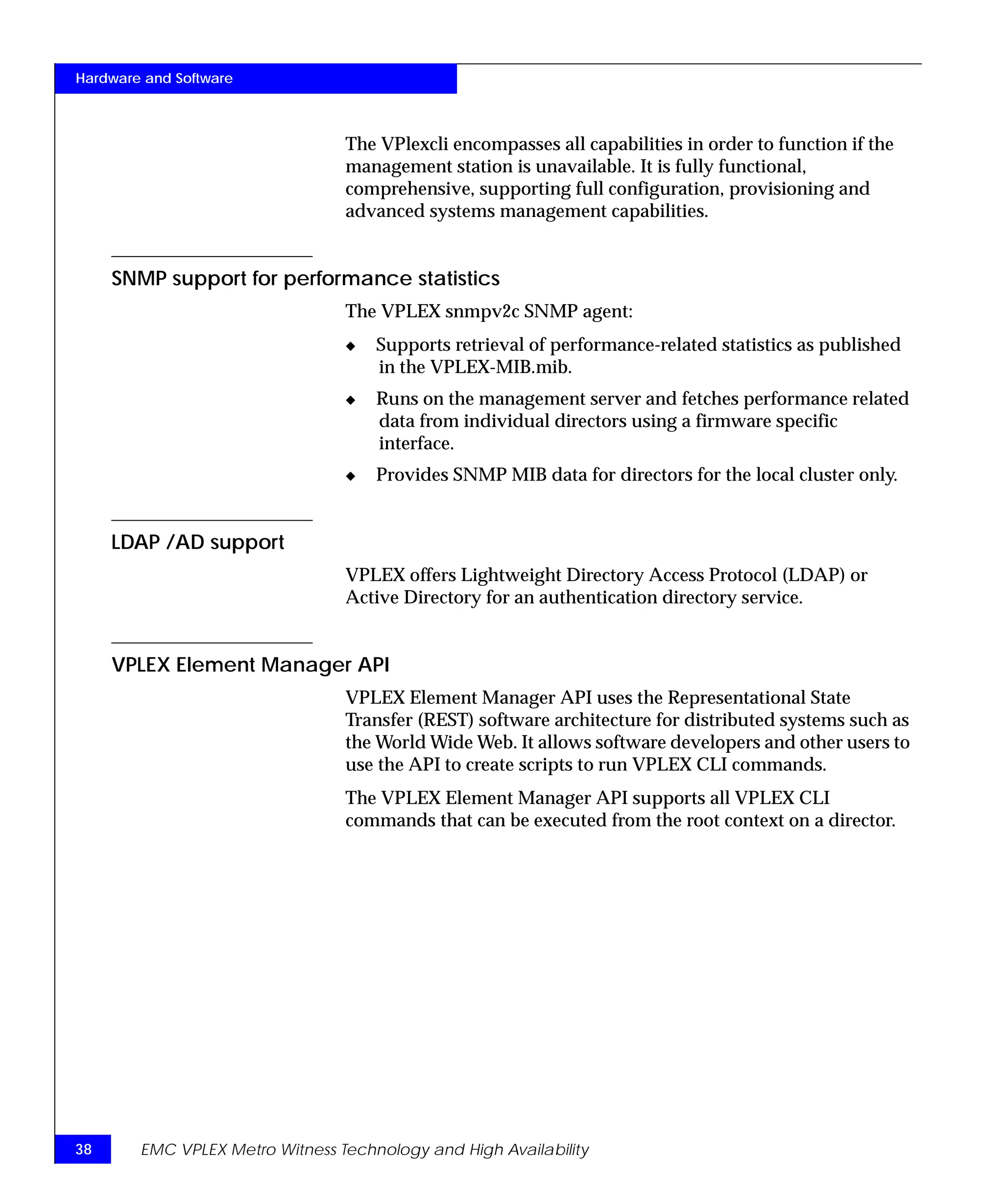 TechBook: EMC VPLEX Metro Witness Technology and High Availability | PDF