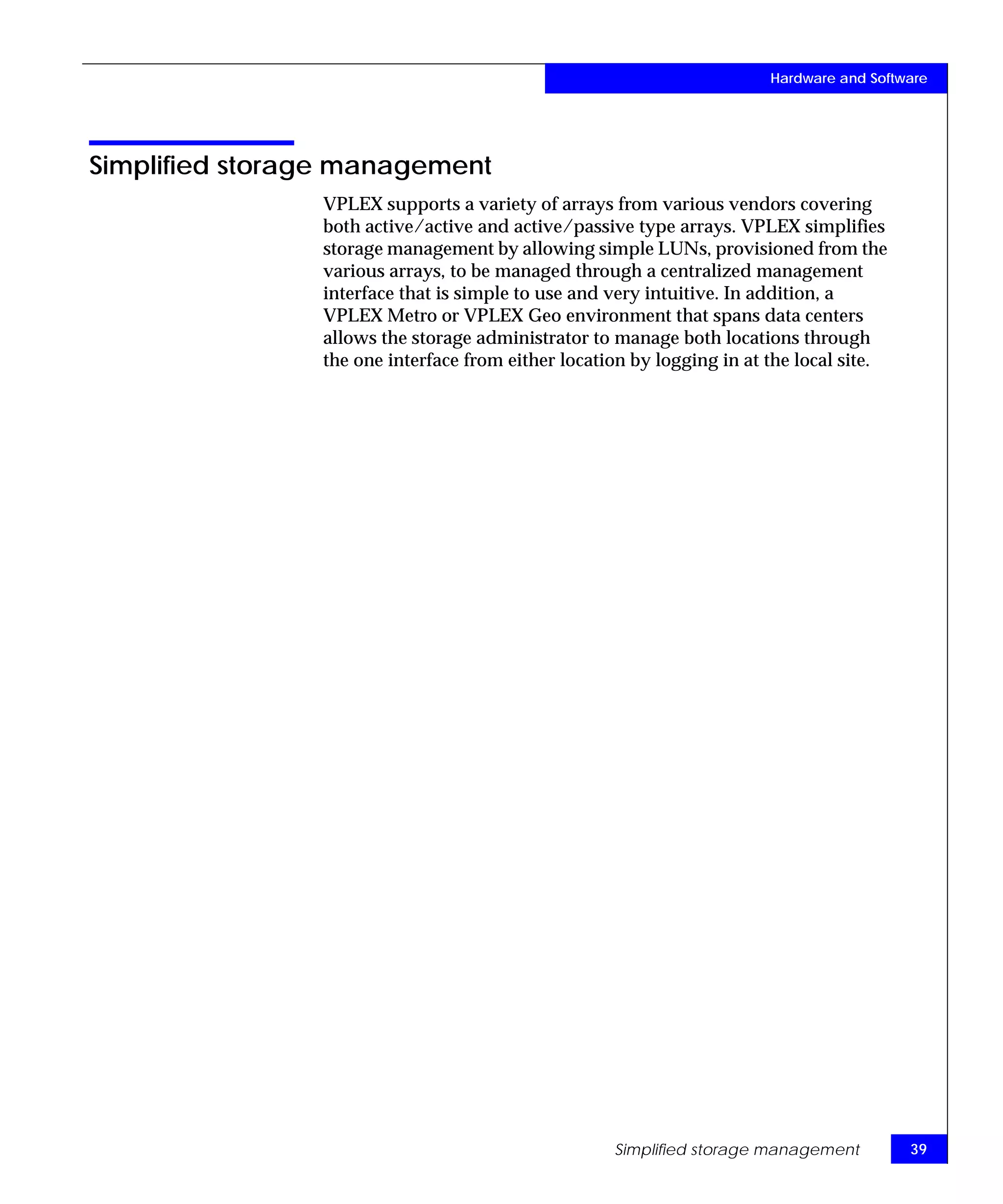 TechBook: EMC VPLEX Metro Witness Technology and High Availability | PDF