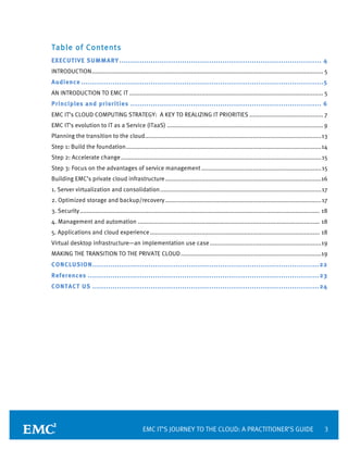 EMC IT's Journey to the Private Cloud: A Practitioner's Guide | PDF