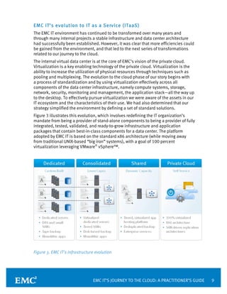 EMC IT's Journey to the Private Cloud: A Practitioner's Guide | PDF | Cloud Computing | Internet