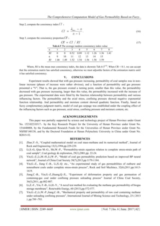 The Comprehensive Computation Model of Gas Permeability Based on Fuzzy Complementary Judgment ...
