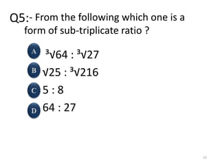 Programed instructional material: ratio | PPT