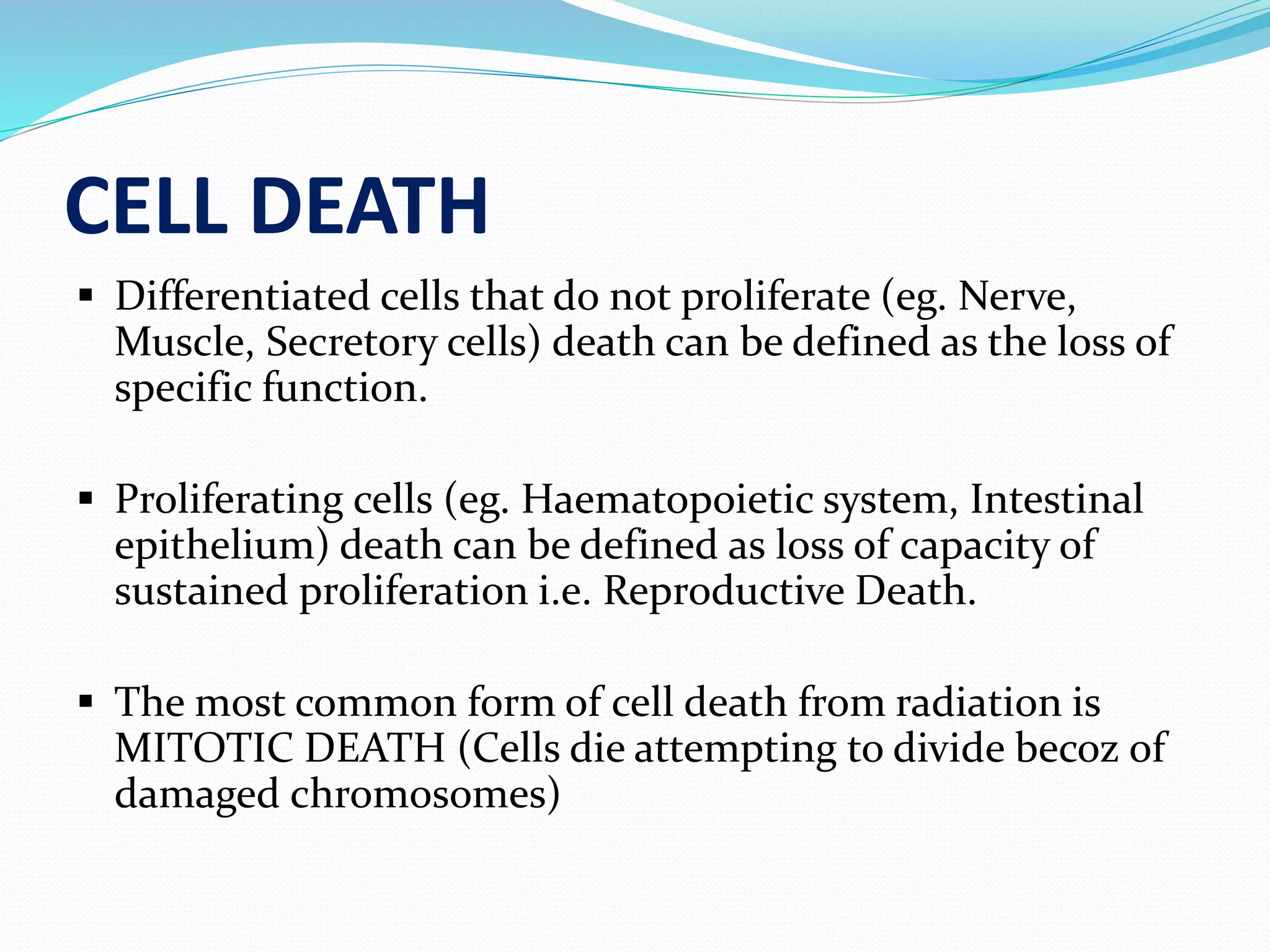 Linear quadratic model ppt | PPTX