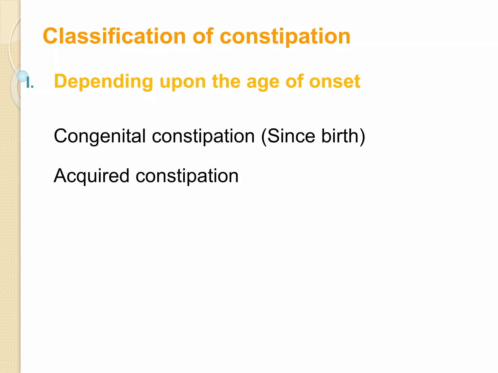 Chronic Constipation -Dr. Vishnu Biradar | PPTX