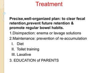 Chronic Constipation -Dr. Vishnu Biradar | PPTX