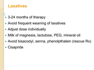 Chronic Constipation -Dr. Vishnu Biradar | PPTX