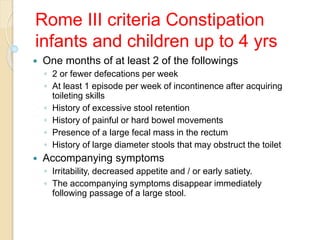 Chronic Constipation -Dr. Vishnu Biradar | PPTX