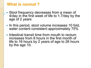 Chronic Constipation -Dr. Vishnu Biradar | PPTX