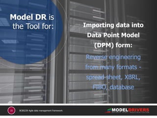 ModelDrivers the BCBS239 agile data management framework | PPTX