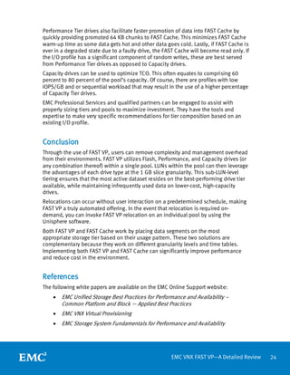 EMC FAST VP for Unified Storage Systems | PDF