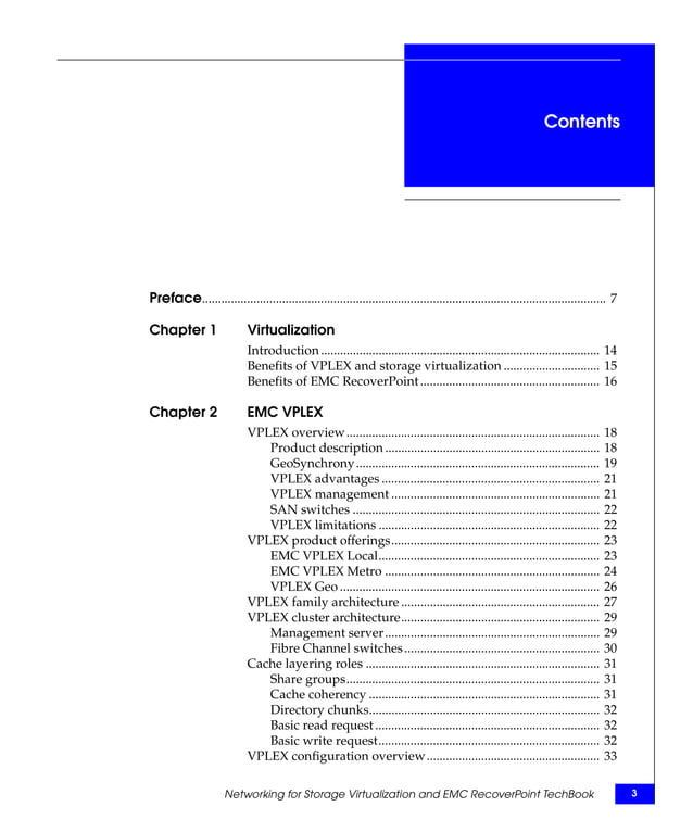 Networking for Storage Virtualization and EMC RecoverPoint TechBook | PDF