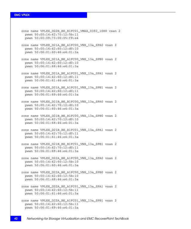 Networking for Storage Virtualization and EMC RecoverPoint TechBook | PDF
