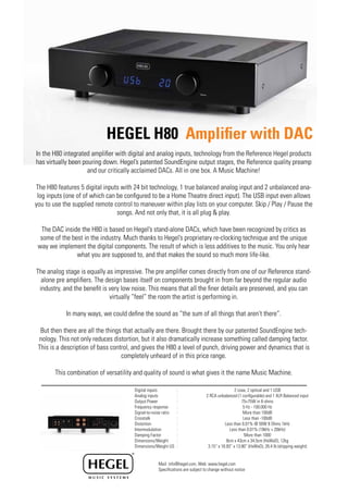 H80 catalogue | PDF
