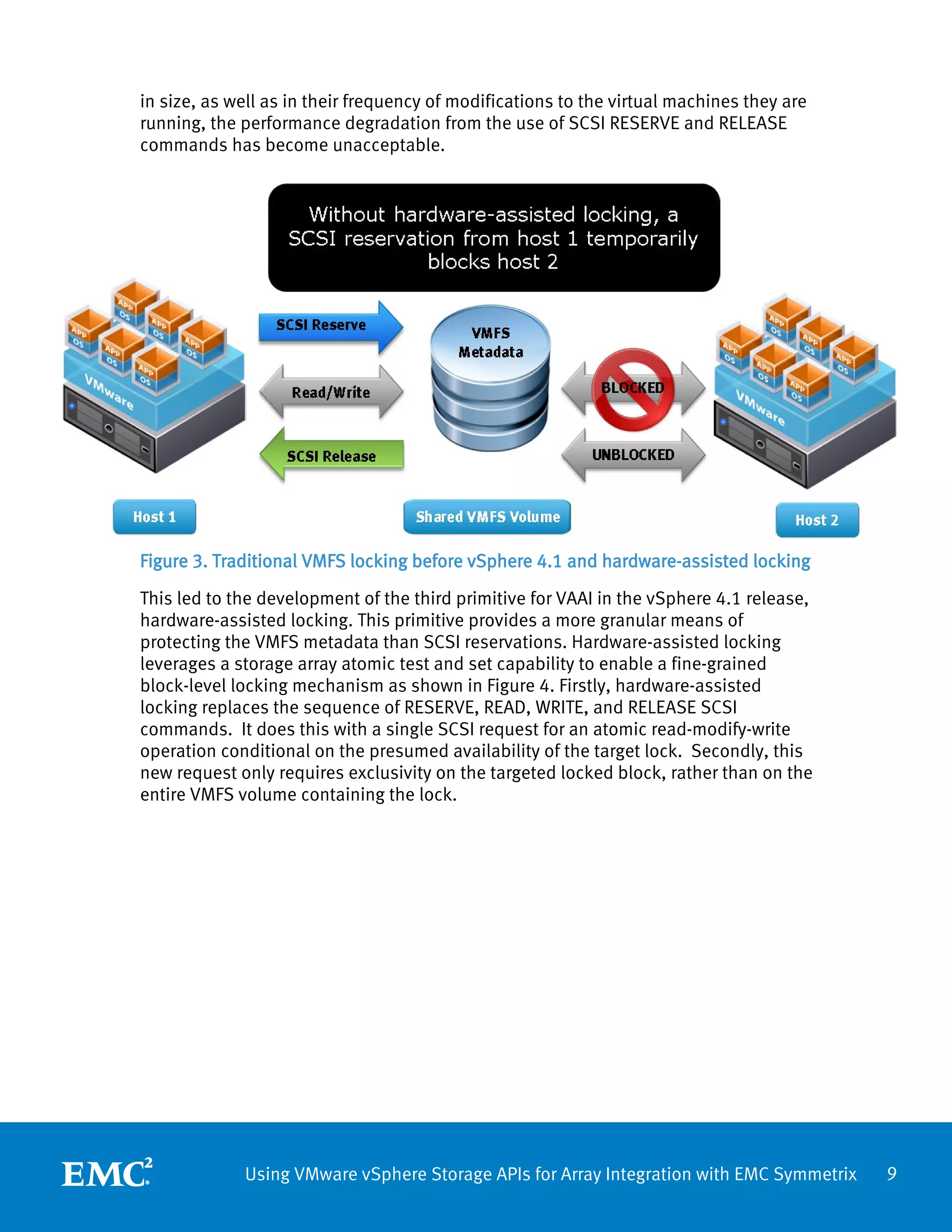 White Paper: Using VMware Storage APIs for Array Integration with EMC ...