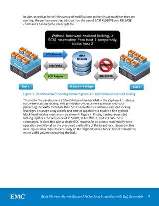 White Paper: Using VMware Storage APIs for Array Integration with EMC Symmetrix | PDF