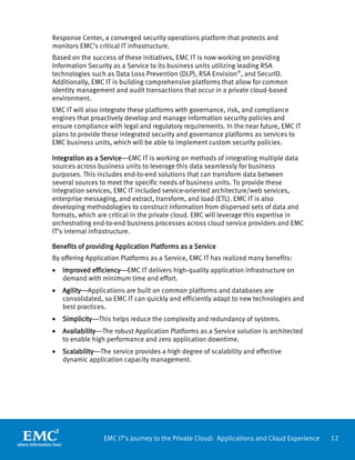 EMC IT's Journey to Cloud : IT-AS-A-SERVICE APPLICATIONS & CLOUD ...