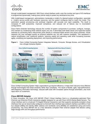 Data Warehouse Scalability Using Cisco Unified Computing System and Oracle Real Application ...