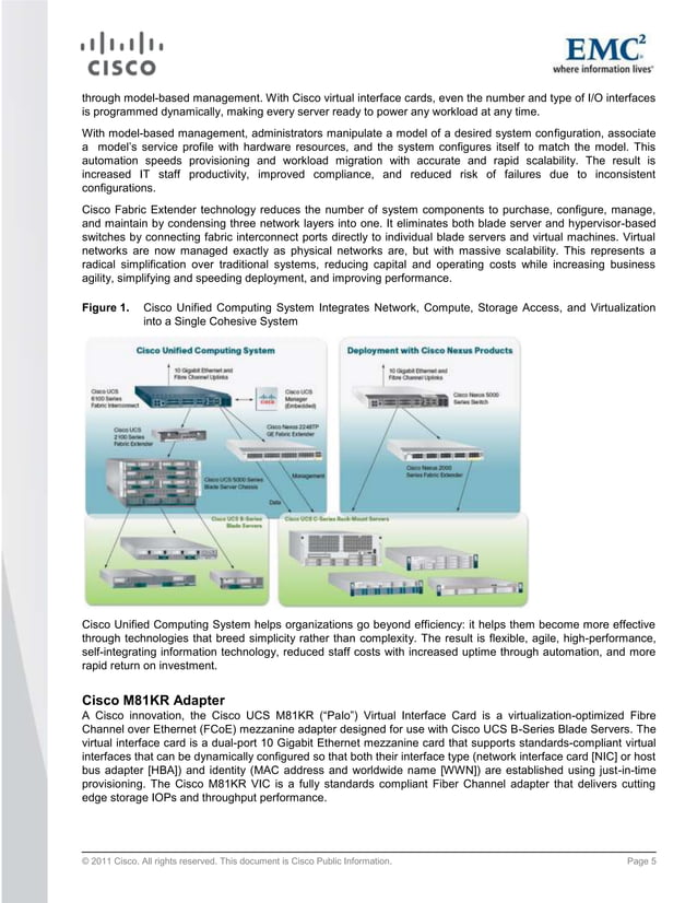 Data Warehouse Scalability Using Cisco Unified Computing System and Oracle Real Application ...