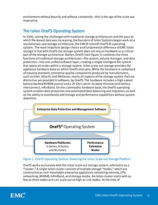White Paper: EMC Isilon OneFS Operating System | PDF