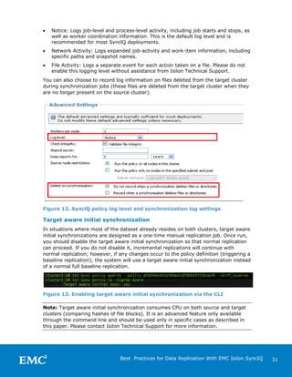 White Paper: Best Practices for Data Replication with EMC Isilon SyncIQ | PDF