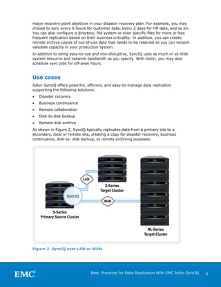 White Paper: Best Practices for Data Replication with EMC Isilon SyncIQ | PDF