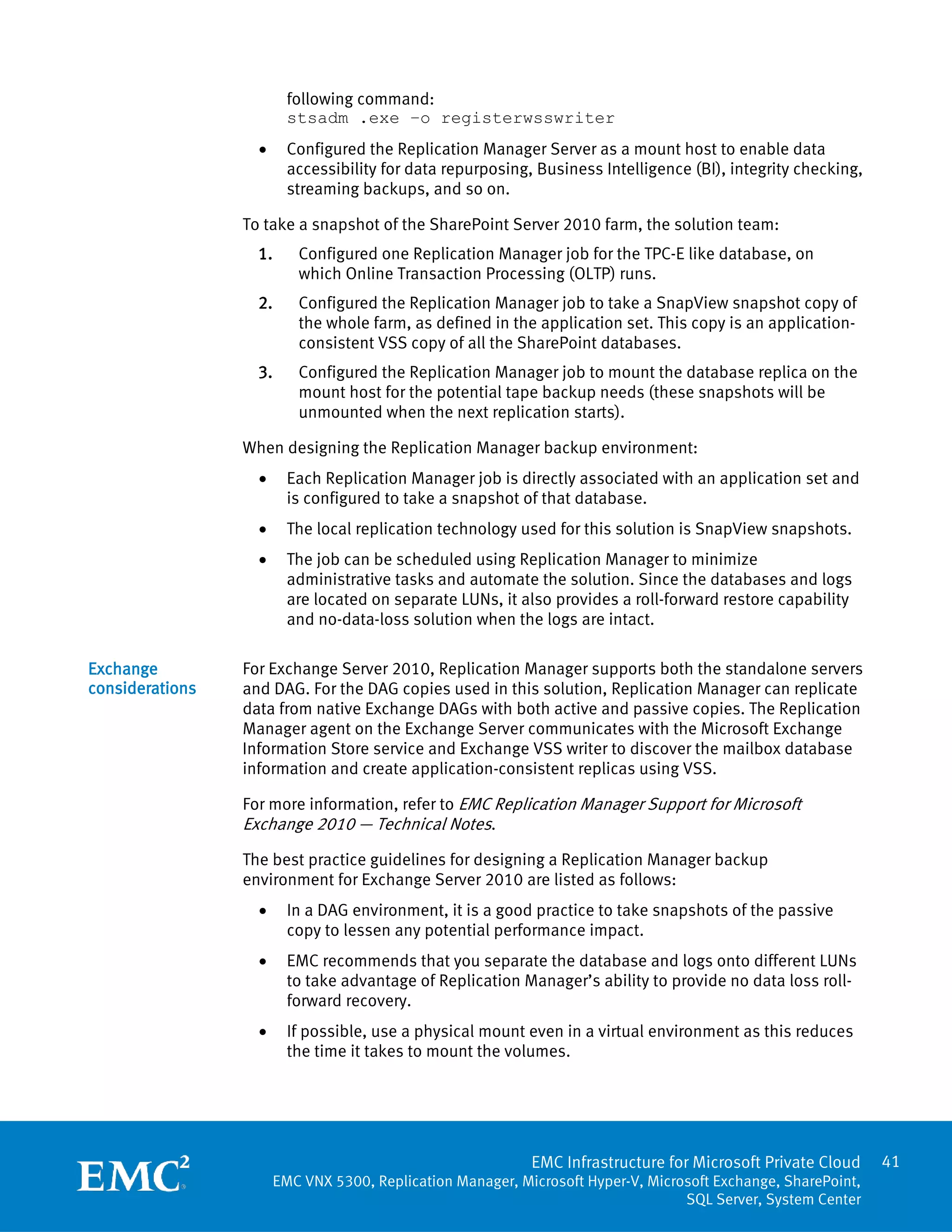 White Paper: EMC Infrastructure for Microsoft Private Cloud | PDF | Databases | Computer ...