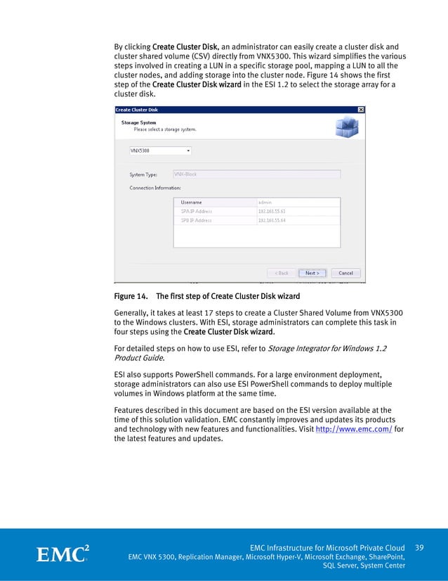 White Paper: EMC Infrastructure for Microsoft Private Cloud | PDF | Databases | Computer ...