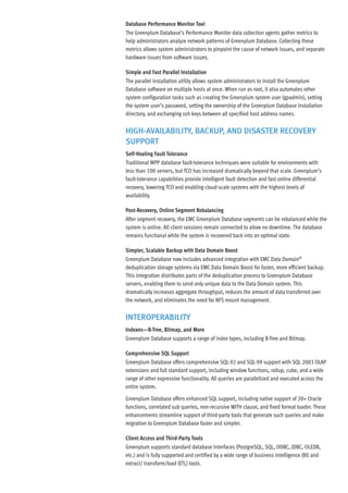 EMC Greenplum Database version 4.2 | PDF | Databases | Computer Software and Applications