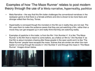 Dystopian Trailer Analysis // The Maze Runner & Children Of Men | PPT