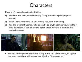 Dystopian Trailer Analysis // The Maze Runner & Children Of Men | PPTX