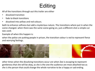 Dystopian Trailer Analysis // The Maze Runner & Children Of Men | PPTX