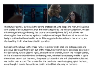 Dystopian Trailer Analysis // The Maze Runner & Children Of Men | PPTX