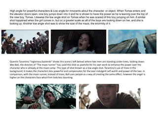 Dystopian Trailer Analysis // The Maze Runner & Children Of Men | PPTX