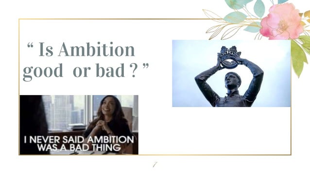 Concept of Ambition in William Shakespeare's Play - 'Macbeth' | PPTX