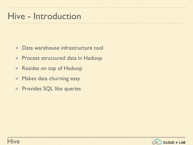Introduction To Apache Hive Big Data Hadoop Spark Tutorial