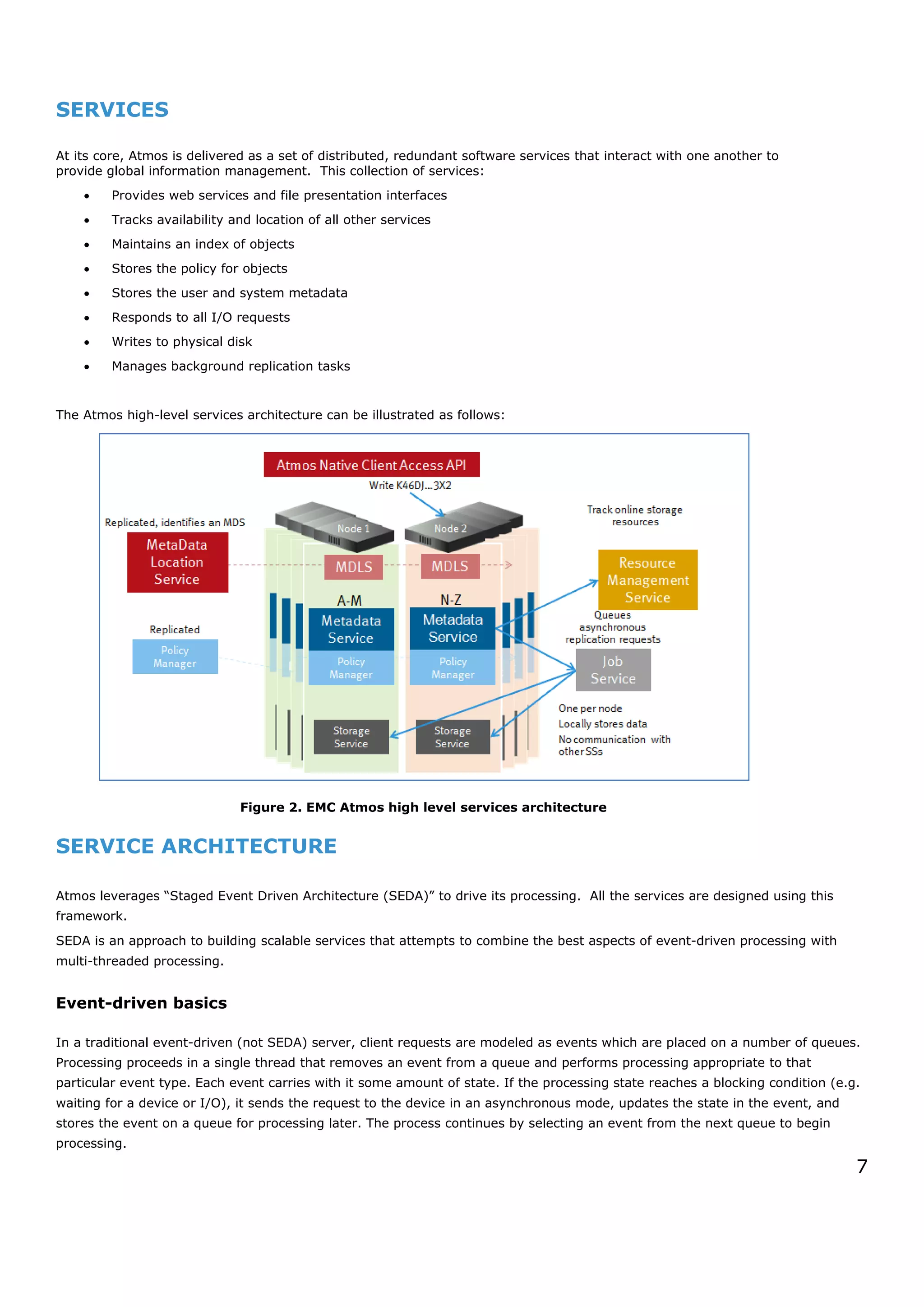 EMC Atmos Cloud Storage Architecture | PDF