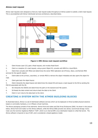 EMC Atmos Cloud Storage Architecture | PDF
