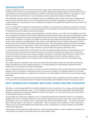 EMC Atmos Cloud Storage Architecture | PDF