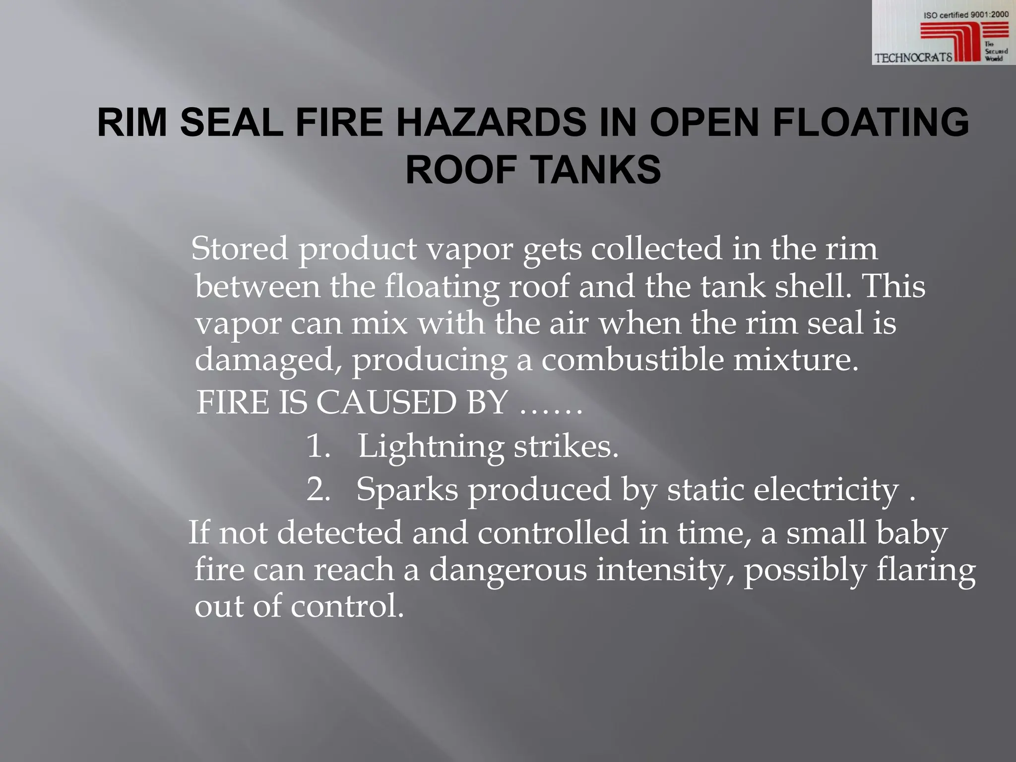 Rim Seal system available technology available in market | PPTX