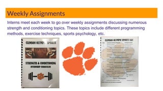 Clemson Strength & Conditioning | PPTX
