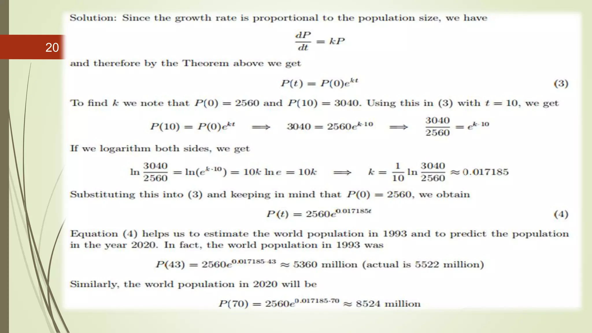 Differential Equation_Half Life | PPTX