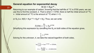 Differential Equation_Half Life | PPTX