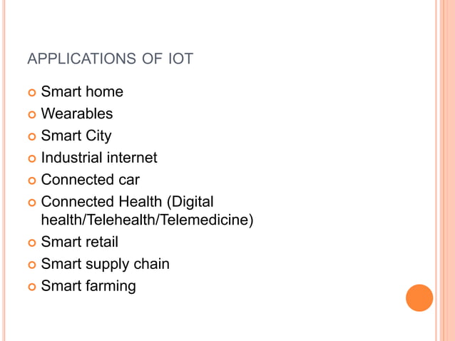 Home Automation System Using Iot Pptx Internet Computing
