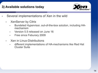 High Availability and Xen | PPT