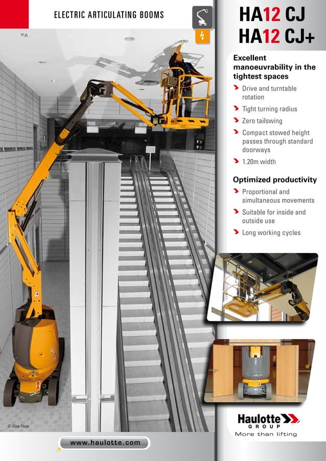 Plataforma articulada Haulotte Ha12 cj uk-bd | Gerpasa | PDF